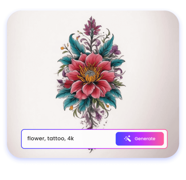 Online Birth Flower Tattoo Generator: Create for Free | Clipfly