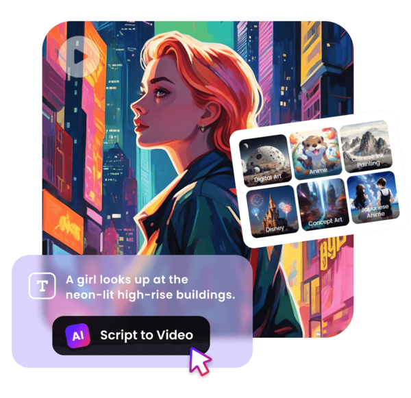 Script to Video AI Free: Convert Script to Animation Video AI | Clipfly