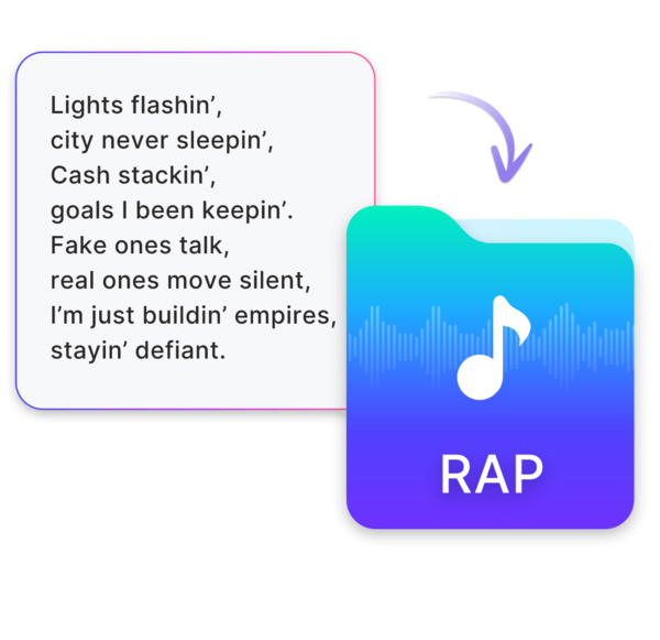 Free AI Rap Generator - Make Rap Music & Lyrics Online | Clipfly