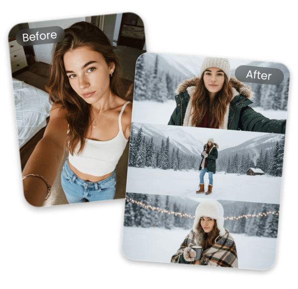 AI Snow Filter: Add Snow to Photo Online Free | Clipfly