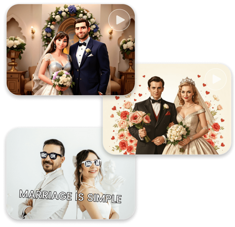 Free Wedding Video Maker Online – No Watermark | Clipfly