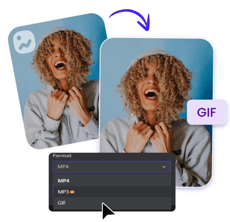 Free Image to GIF Converter: Convert Image to GIF Online | Clipfly