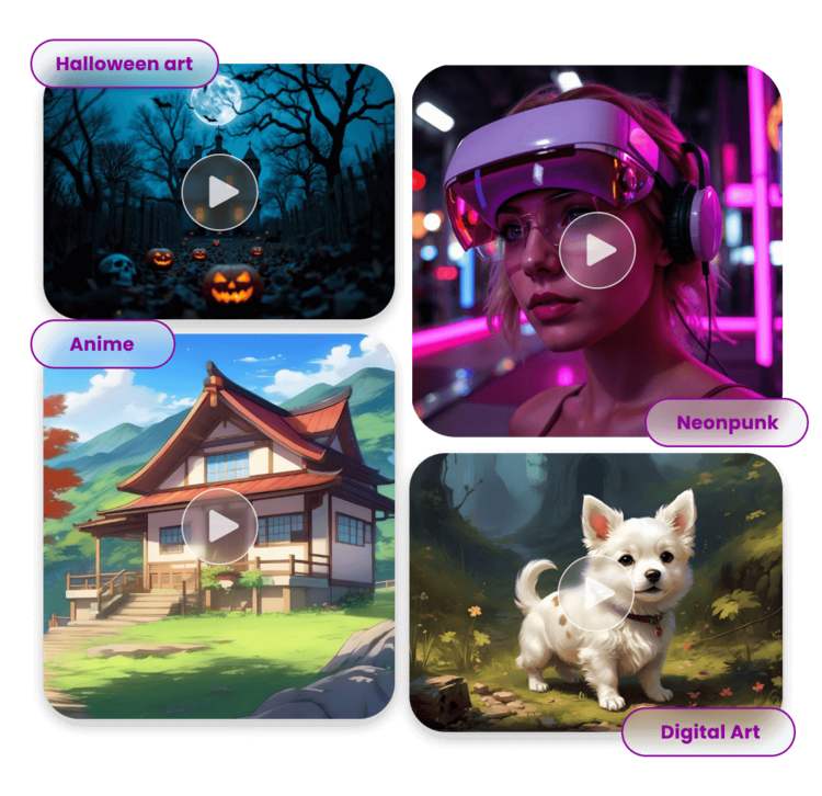 AI Animation Generator Online from Image & Text