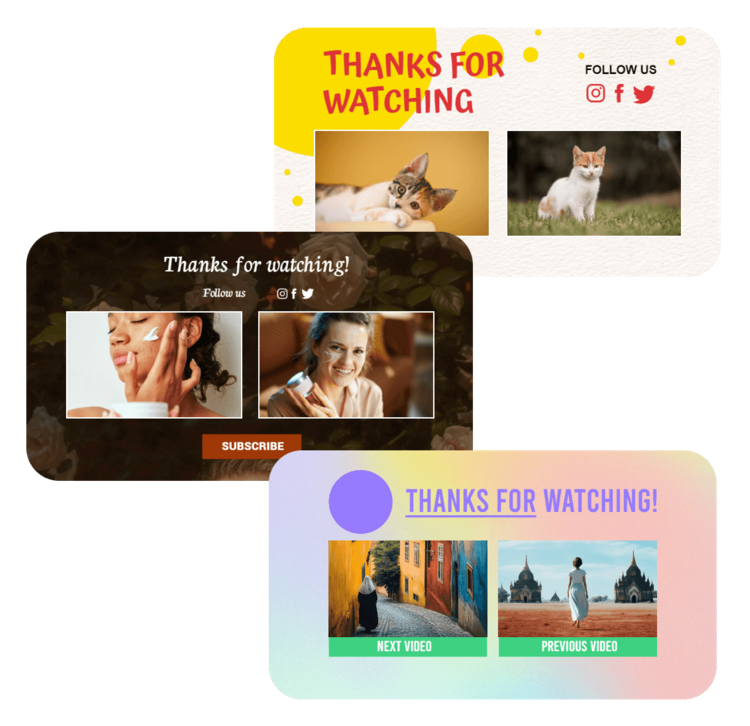 Outro Maker: Make YouTube Outro Videos Online for Free | Clipfly