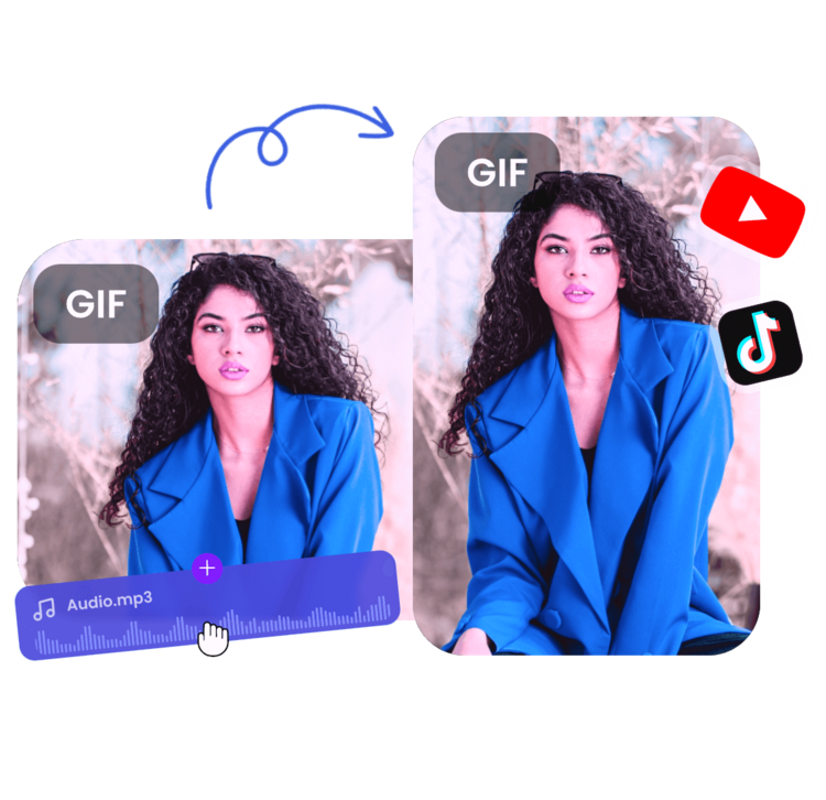 Add Music to GIF: Make Eye-catching GIFs with Sound | Clipfly