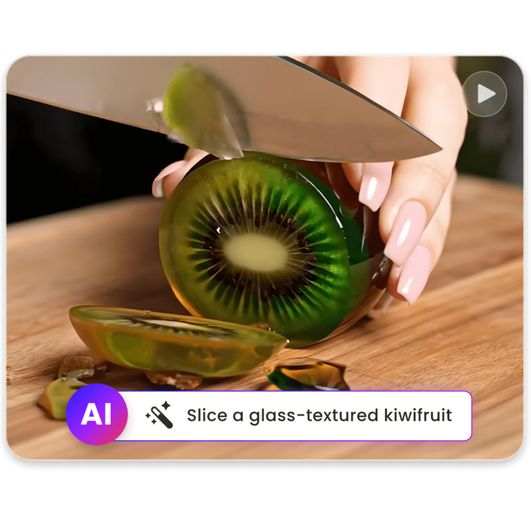 AI ASMR Generator: Create AI Glass Cutting Videos with Sounds | Clipfly