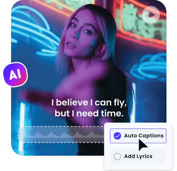 Free Lyric Video Maker Online: Add Lyrics to Video | Clipfly