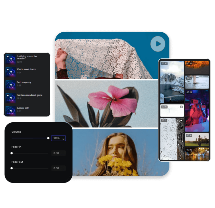 Video Collage Maker: Create Video Collage Online for Free｜Clipfly