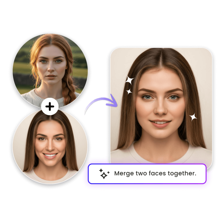 AI Face Morph Online Free: Mix Two Faces Together | Clipfly