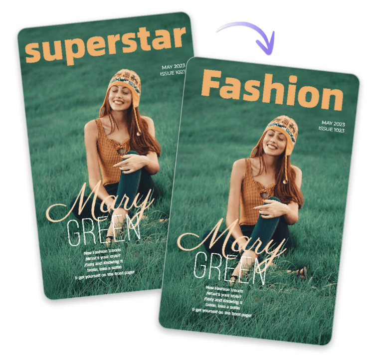 Text im Bild bearbeiten – kostenlos & online | Clipfly