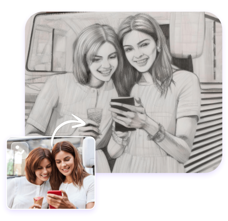 Photo to Sketch Free Online: Turn Your Photo into a Sketch | Clipfly