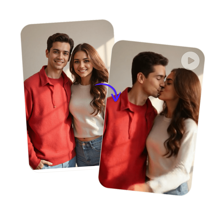 Free AI Kissing Video Generator - Create Lifelike Kissing Videos | Clipfly