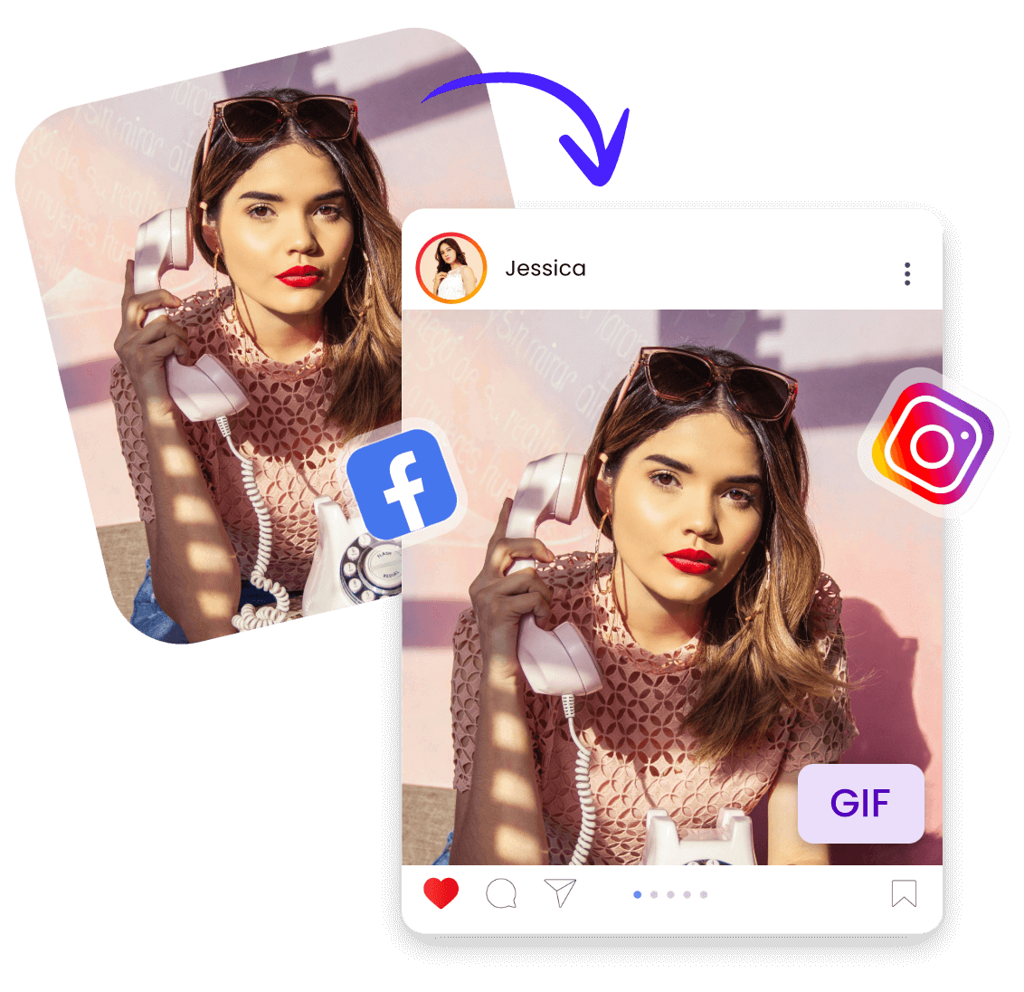 Free Image to GIF Converter: Convert Image to GIF Online | Clipfly