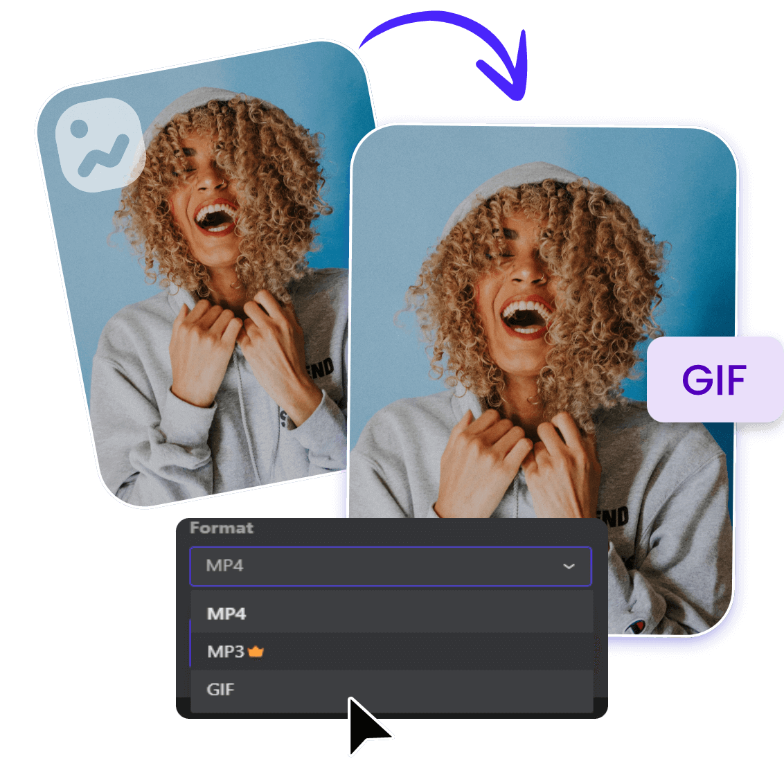 Free Image to GIF Converter: Convert Image to GIF Online | Clipfly