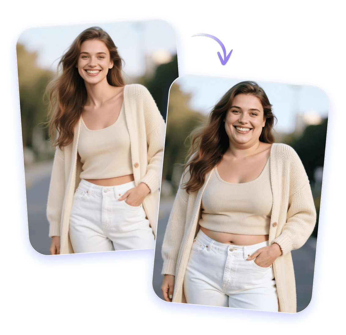 AI Fat Filter: Try AI Weight Gain Online for Free | Clipfly